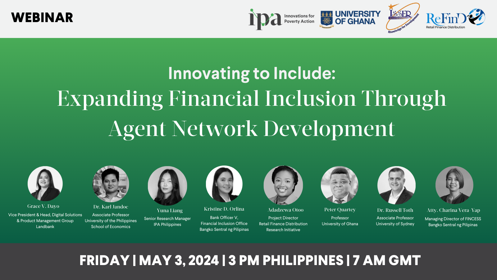 Webinar | Innovating to Include: Expanding Financial Inclusion Through ...